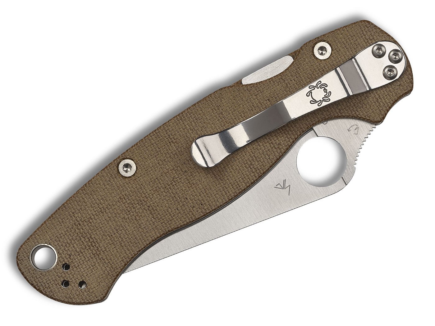 Spyderco Paramilitary 2 Brown CPM Cruwear PE | Knifestore