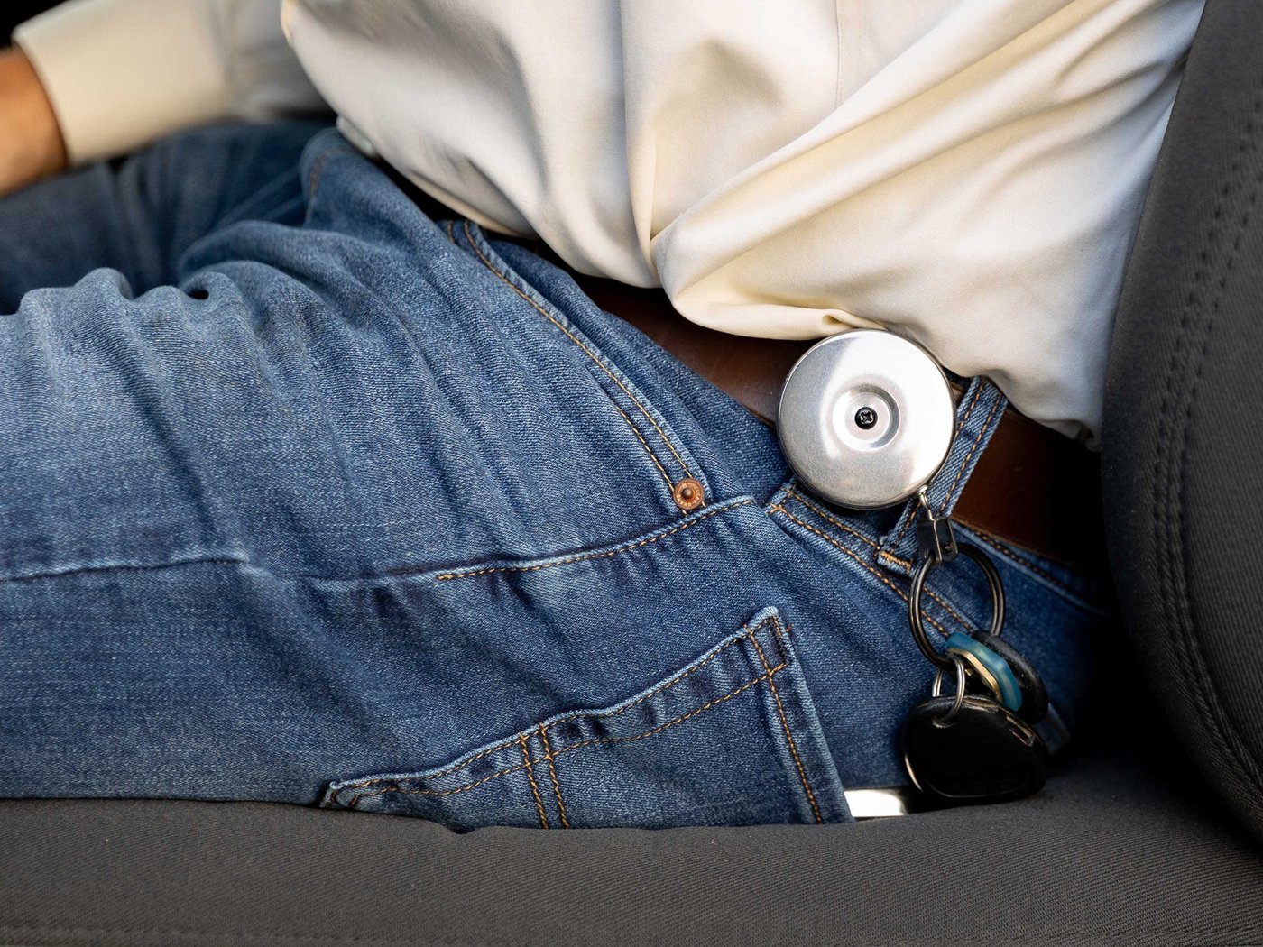 Key-Bak 24" EDC Retractor #4 Stainless steel chain | Knifestore