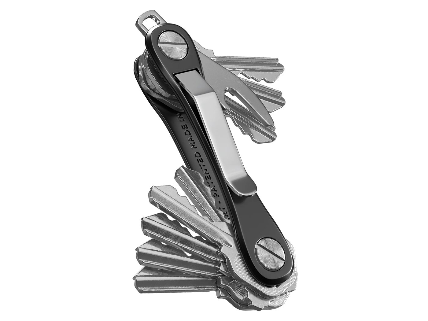 KeySmart Keyholder Rugged Black Clam | Knifestore