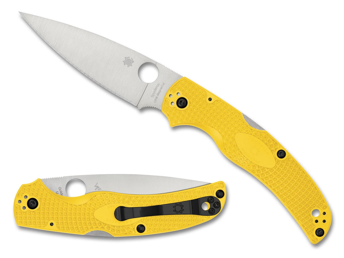 Spyderco Native Chief Lightweight Salt Yellow CPM Magnacut | Knifestore