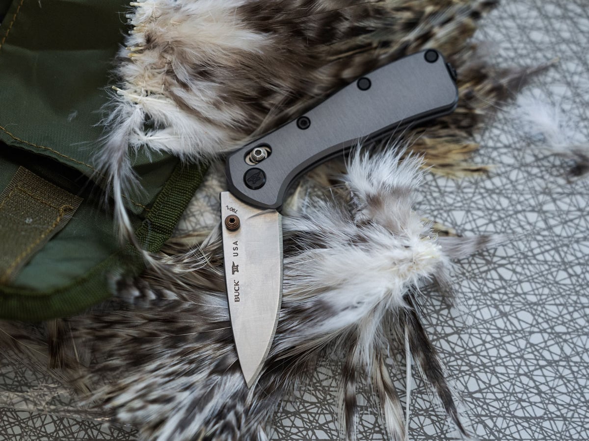 Buck Mini Range Elite Gray | Knifestore