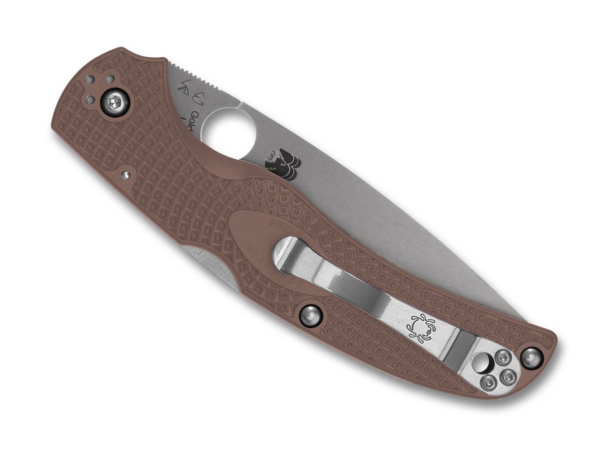 Spyderco Native Chief Lightweight Brown CPM 15V PE | Knifestore