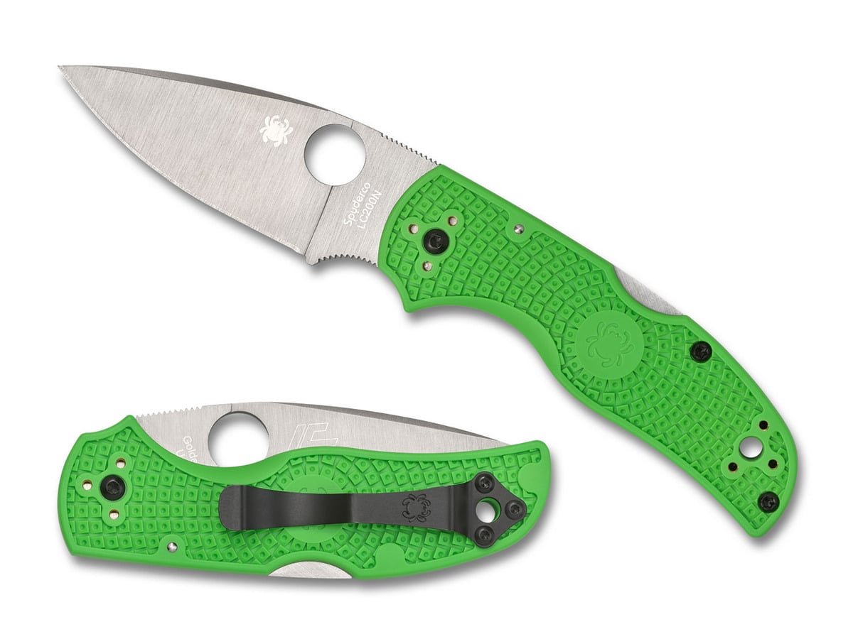 Spyderco Native 5 Salt Lightweight Green LC200N | Knifestore